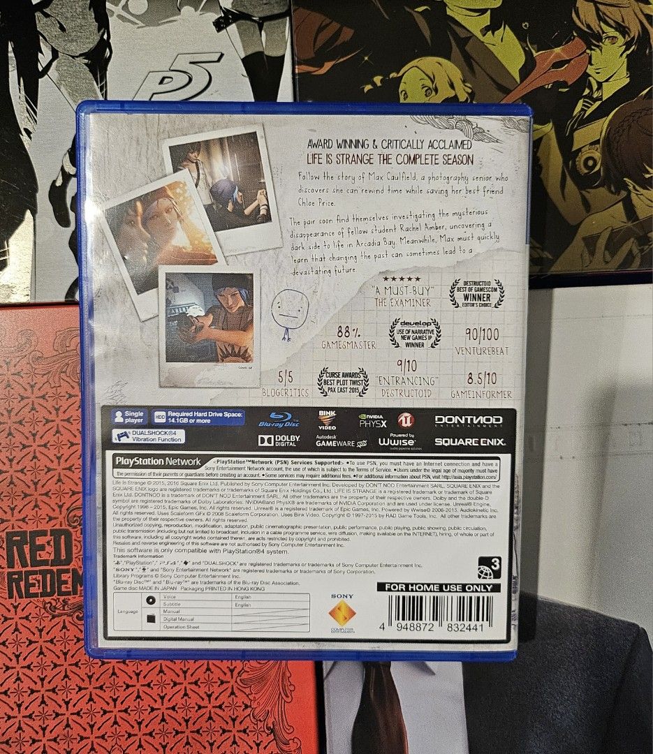 PS4 Life is Strange Complete Season, Video Gaming, Video Games ...