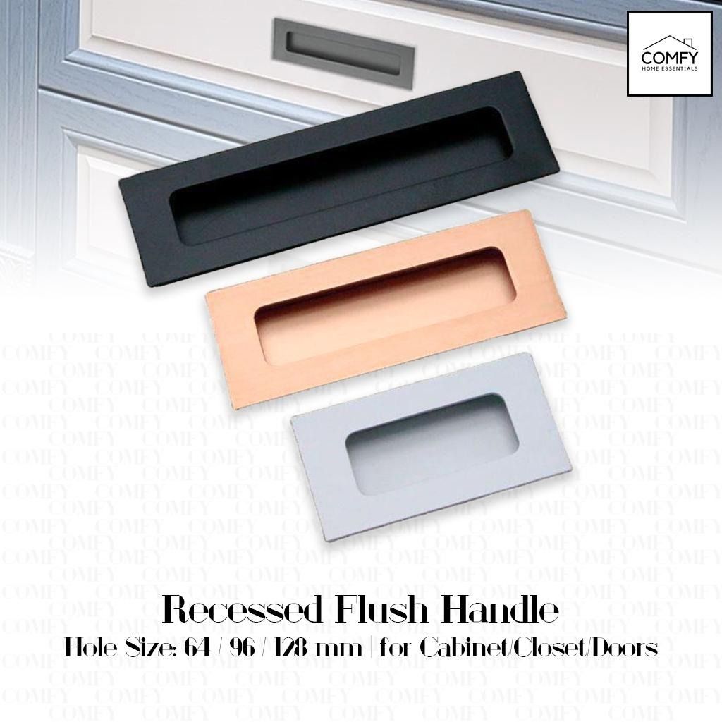 Recessed Flush Handle Hidden Cabinet Drawer Closet Embedded Stealth ...