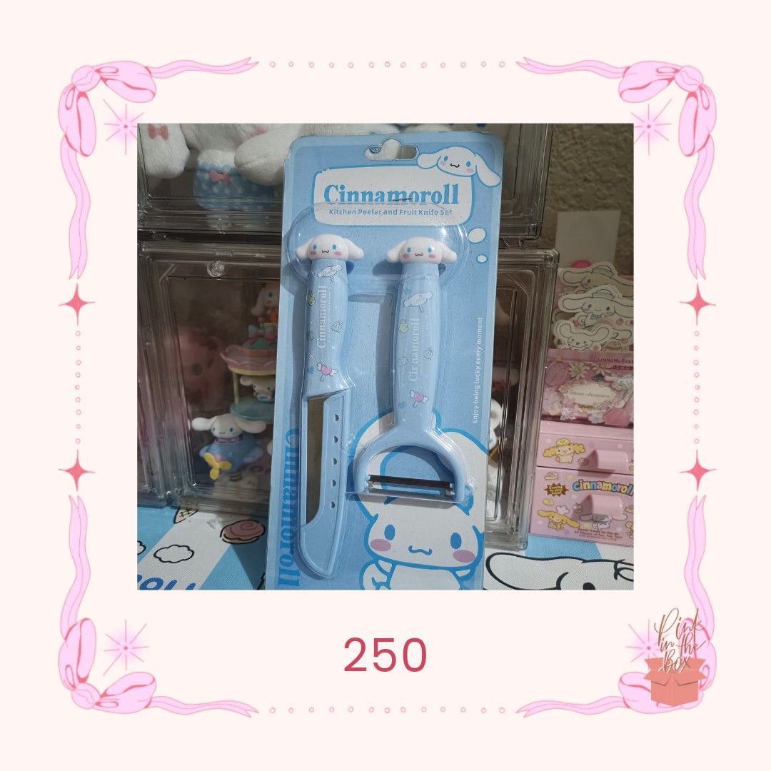 Sanrio Cinnamoroll Knife and Peeler Set, Furniture & Home Living ...