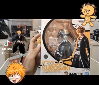 SHF S.H.Figuarts Bleach Ichigo Kurosaki Tensazangetsu 1/12 Bandai not ...