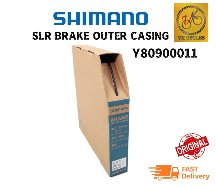 Shimano SLR Brake Outer Casing 40 meters Box - black, Sports Equipment, Bicycles & Parts ...