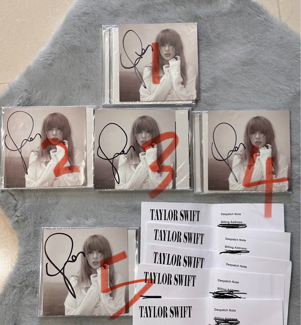 SIGNED TTPD, Hobbies & Toys, Music & Media, CDs & DVDs on Carousell