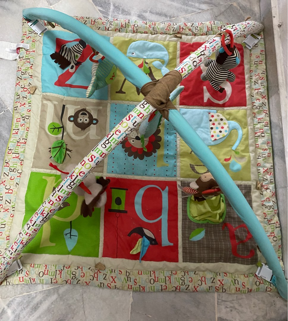 Skip hop alphabet zoo plygym with bag, Babies & Kids, Infant Playtime ...