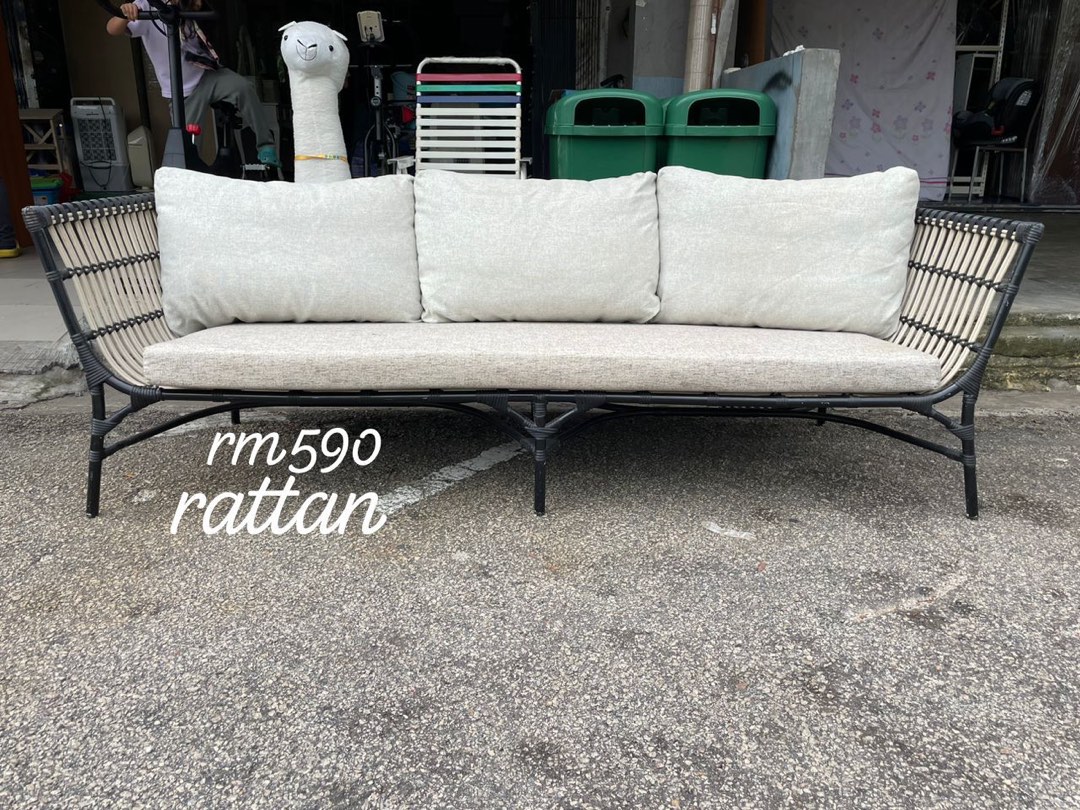 SOFA Besi Plastik( jb outlet, Furniture & Home Living, Furniture, Sofas ...