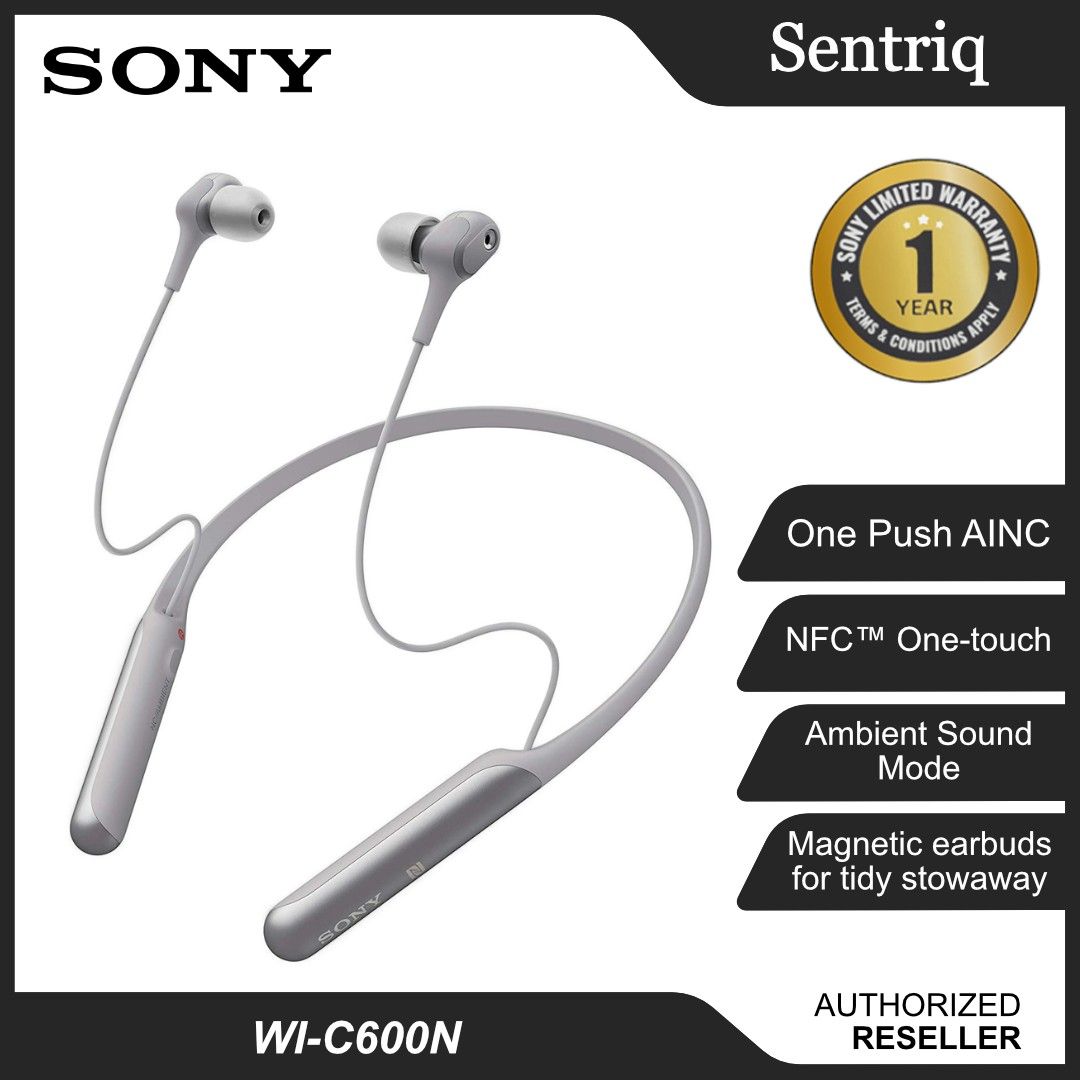 Sony WI-C600N Wireless Noise Canceling Stereo Headset New and Seal ...