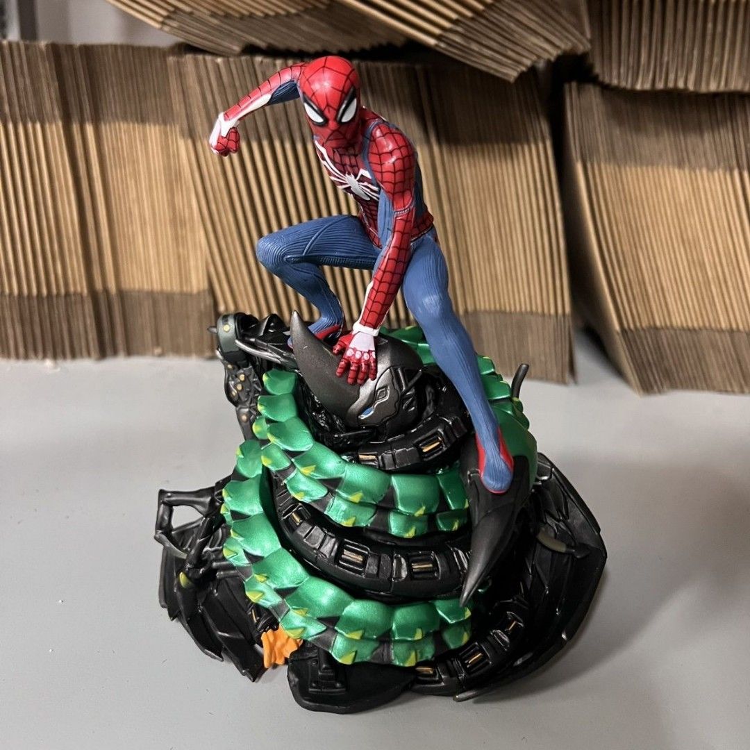 Spiderman ps4 figure statue, Hobbies & Toys, Toys & Games on Carousell
