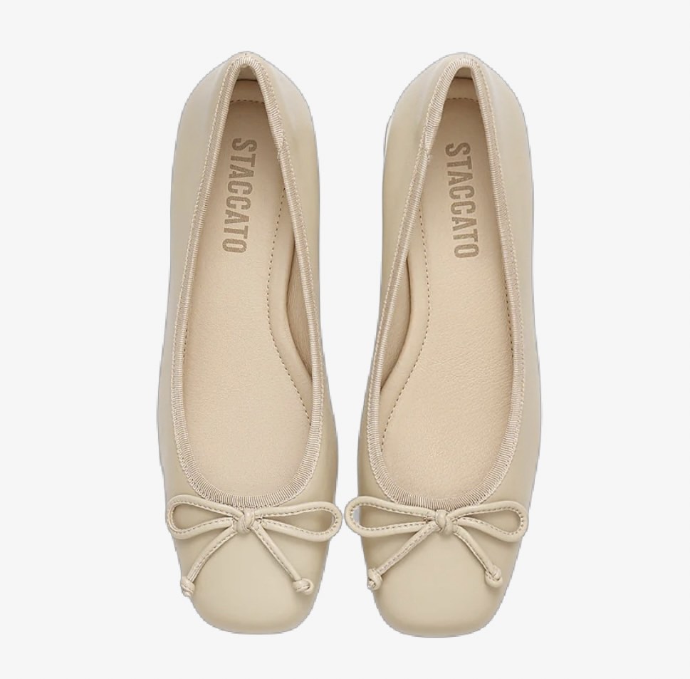 Staccato leather ballet flats, Women's Fashion, Footwear, Flats ...