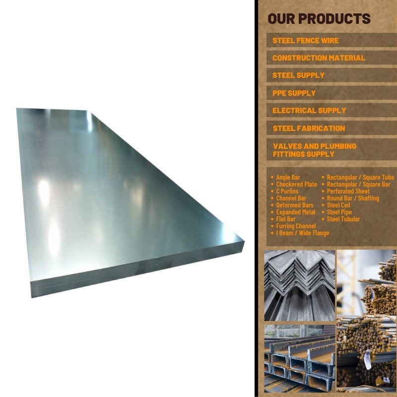 Standard Plain Sheet / Galvanized PLain Sheet / Steel Sheet, Commercial ...