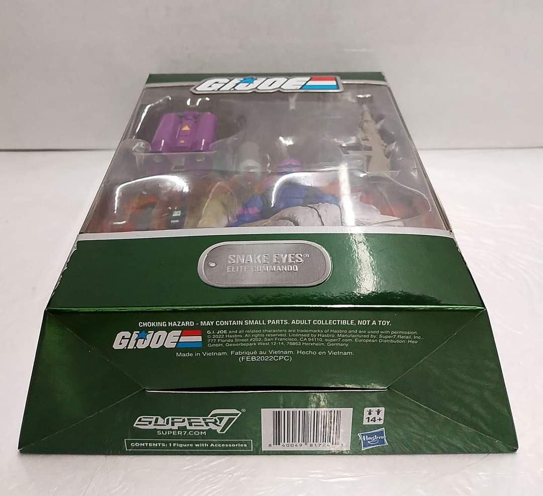 Super7 ULTIMATES! G.I. Snake Eyes - 7" G.I. Joe Action Figure with ...