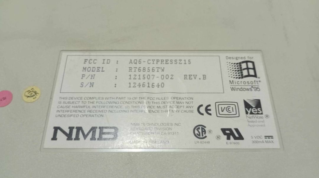 Super RARE Micron NMB Collectible Keyboard Designed for Microsoft ...
