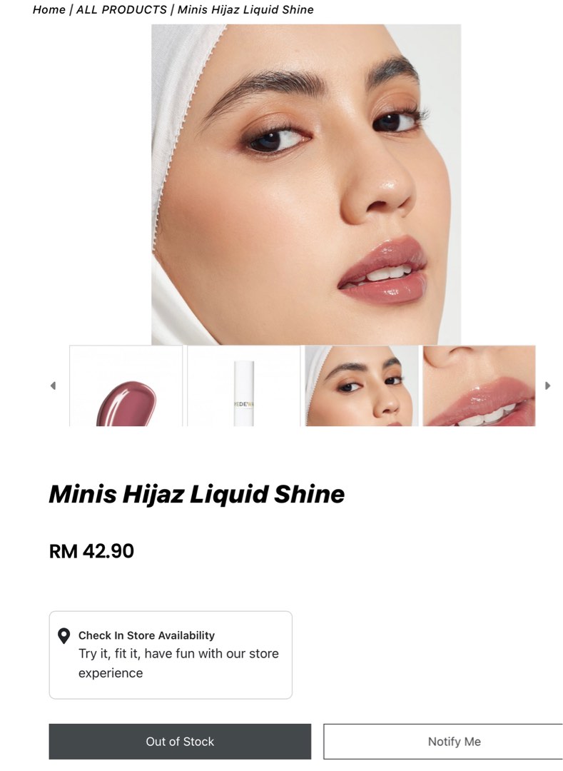 Syedewa lip shine lipstick (hijaz), Beauty & Personal Care, Face ...
