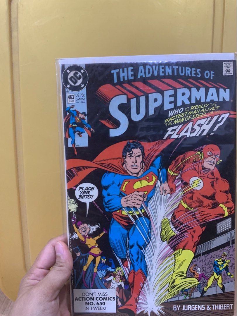 The Adventures of Superman ,463 Feb 90, DC, Hobbies & Toys, Books ...