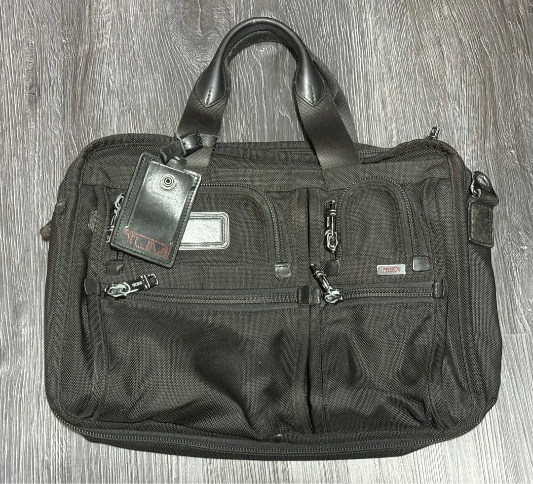 Tumi Alpha Bravo briefcase ballistic nylon, Men's Fashion, Bags, Briefcases on Carousell