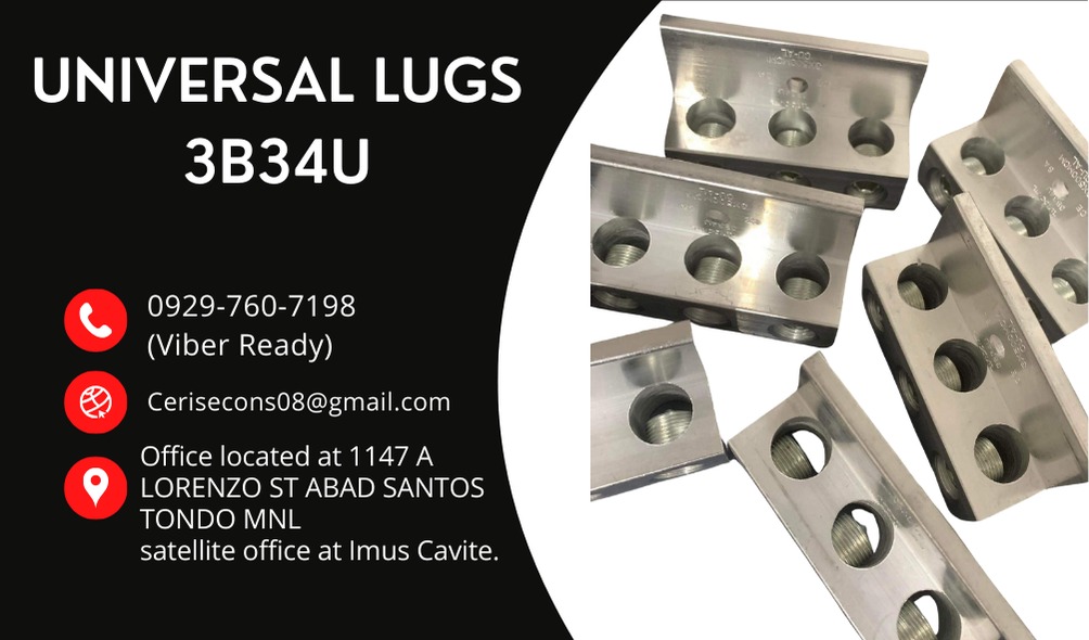 Universal Lugs 3B34U, Commercial & Industrial, Construction Tools ...