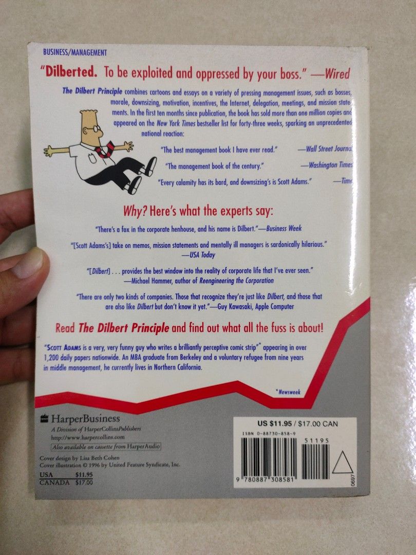 [Used] The Dilbert Principle by Scott Adams (Nonfiction > Business ...
