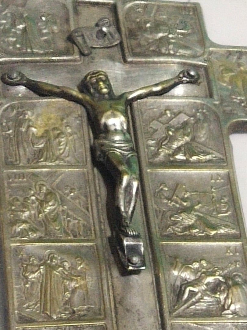 Vintage "Copper display for a Crucifix front"/1960s era/Beautiful Life ...