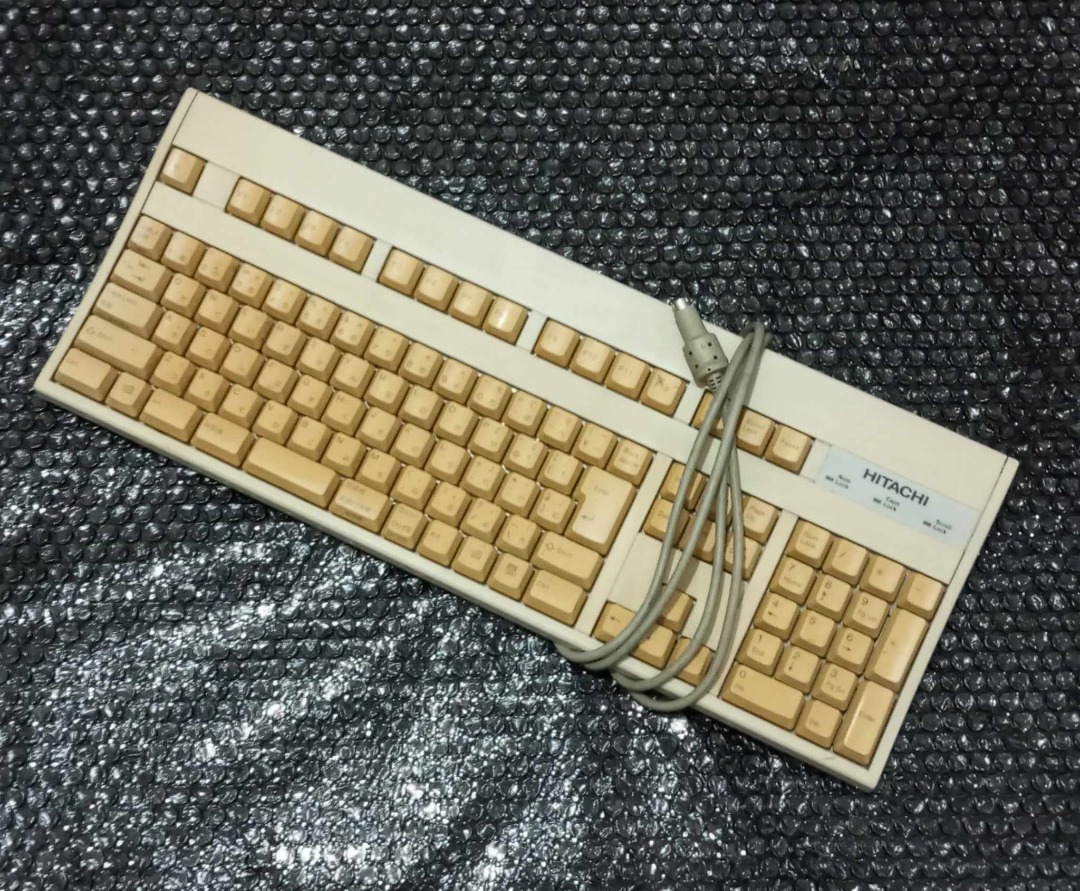 VINTAGE Original HITACHI Japanese Keyboard PS2, Computers & Tech, Parts ...