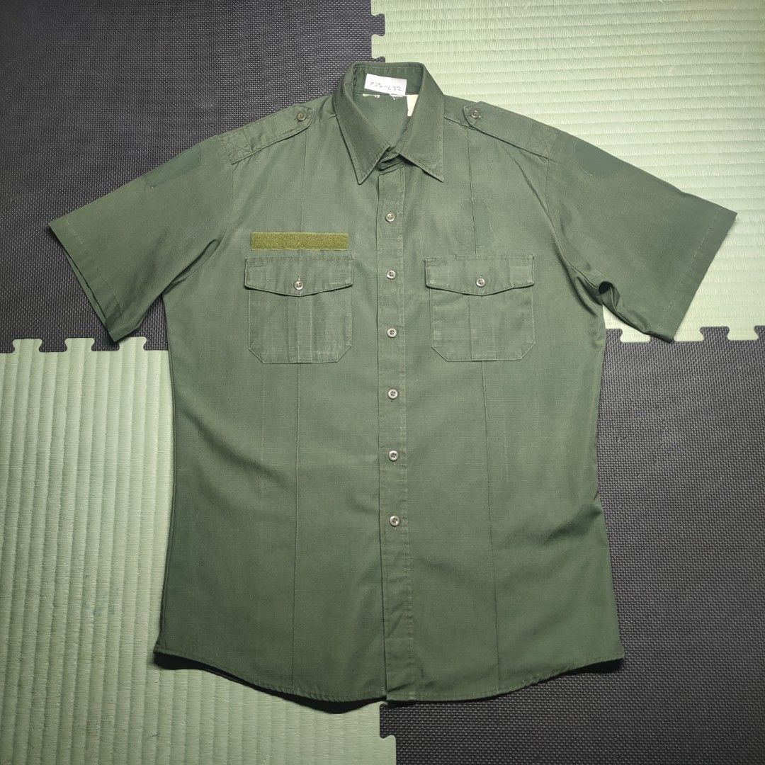 VINTAGE US ARMY SHIRT, Men's Fashion, Tops & Sets, Formal Shirts on ...