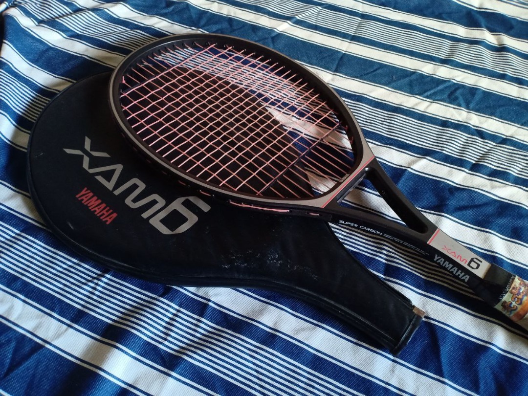 Vintage Yamaha Xam6 Tennis Racket, Sports Equipment, Sports & Games ...