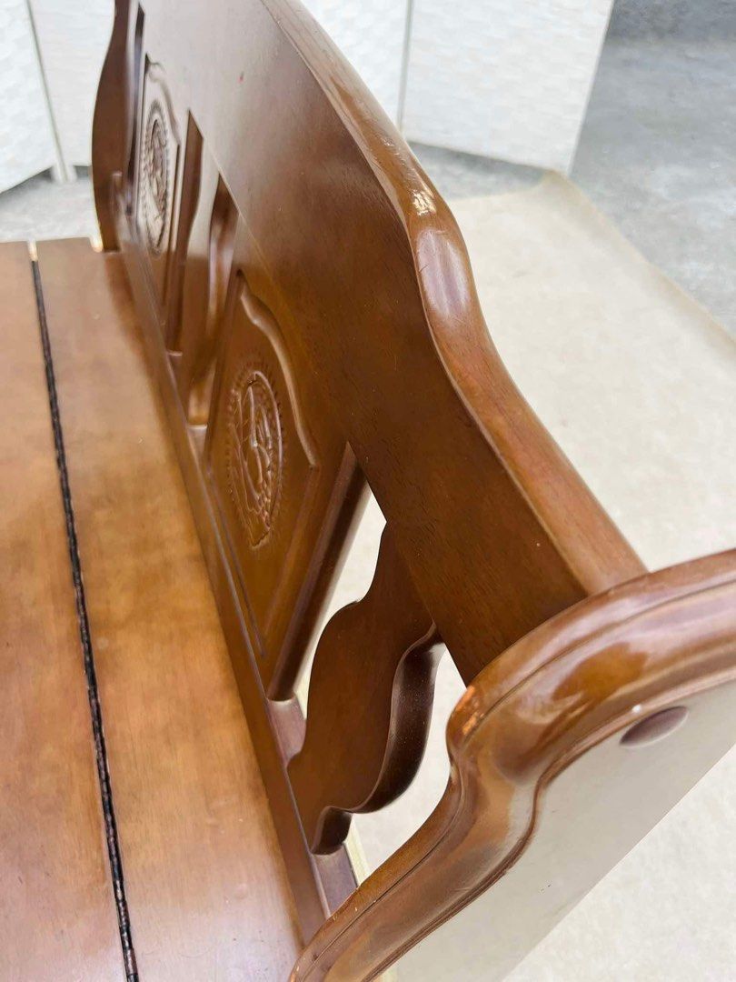 Wooden Sofa Bench / Sala Set, Furniture & Home Living, Furniture, Sofas ...