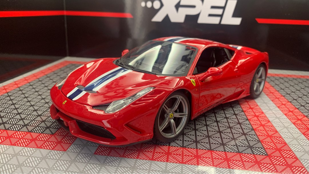 1/18 Bburago Ferrari 458 Speciale Shell 20 years powering Malaysians ...