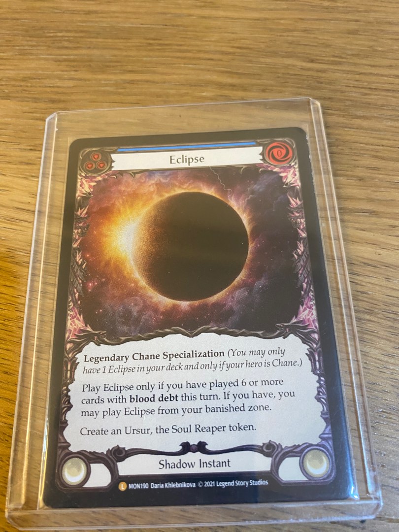 (1st Edition-CF) Eclipse - MON190, Hobbies & Toys, Toys & Games on ...