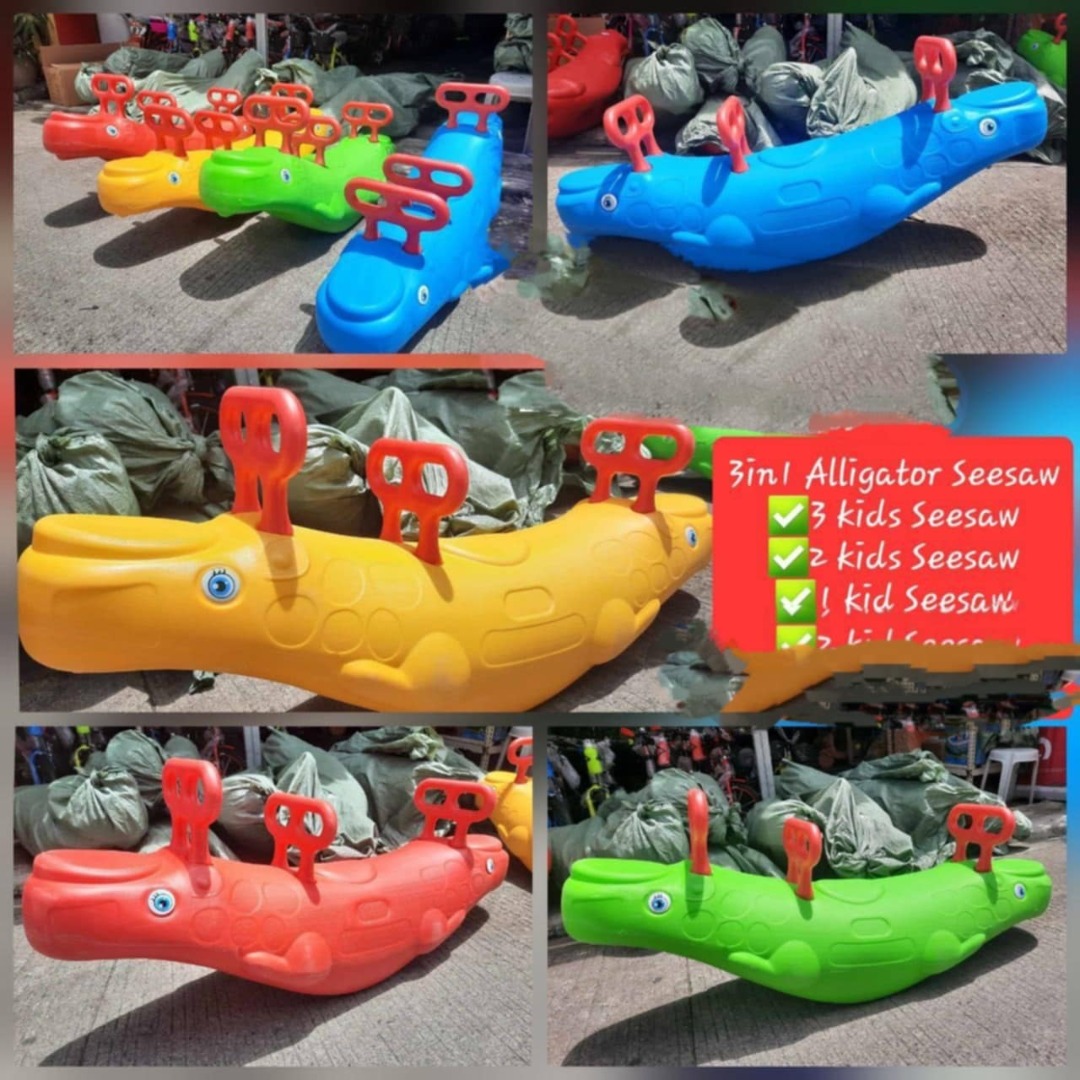 3 in 1Alligator Seesaw for kids, Hobbies & Toys, Toys & Games on Carousell