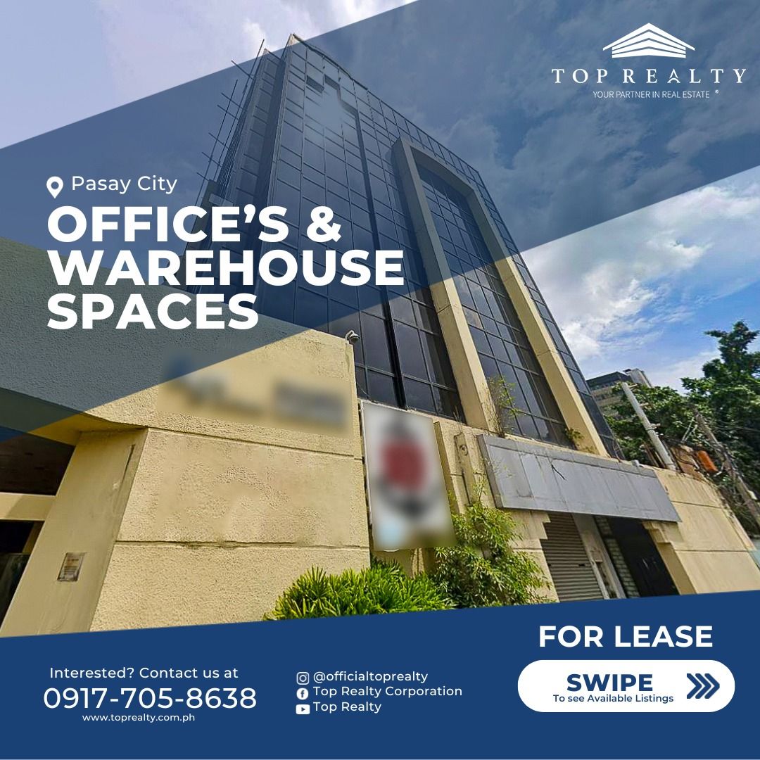 For Rent: Office Space with warehouse in Pasay City at Roxas Boulevard ...