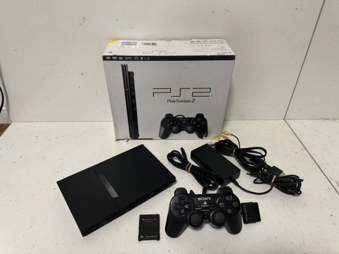 中古 日版 原裝 Sony PlayStation 2 ps2 主機套裝 scph-70000 100-240v 電壓 無改機 收藏一流 ...