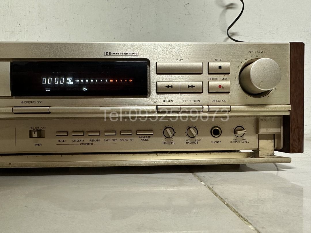 日本製 Denon DRR-780G 單卡式 錄音播放機 錄音帶 錄音卡座, 耳機及錄音音訊設備, 其他音響配件及設備在旋轉拍賣