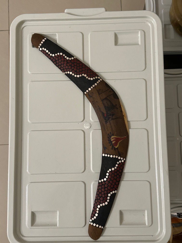 Australian Wooden Boomerang, Hobbies & Toys, Collectibles & Memorabilia ...