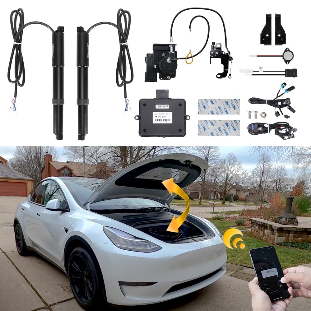 TESLA Model 3 / Y Power Auto Frunk Retrofit Kit (Auto Open/Close & Soft ...