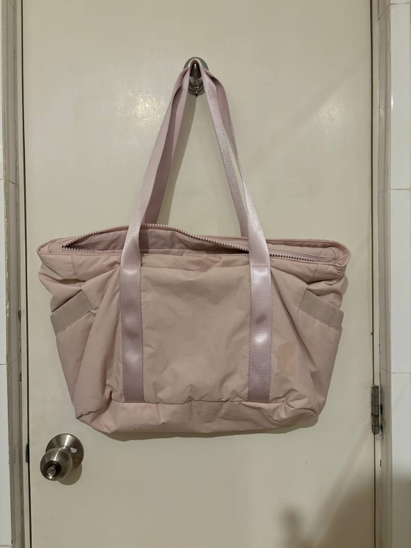 bagsmart light pink tote, Women's Fashion, Bags & Wallets, Tote Bags on ...