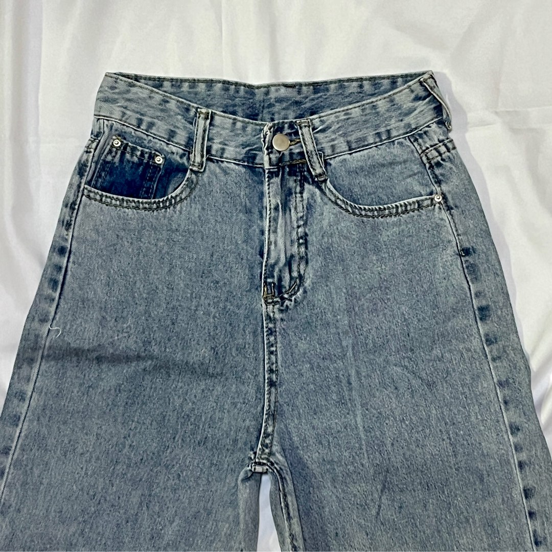 Basic Denim Jeans Plain Denim Pants, Women's Fashion, Bottoms, Jeans on ...