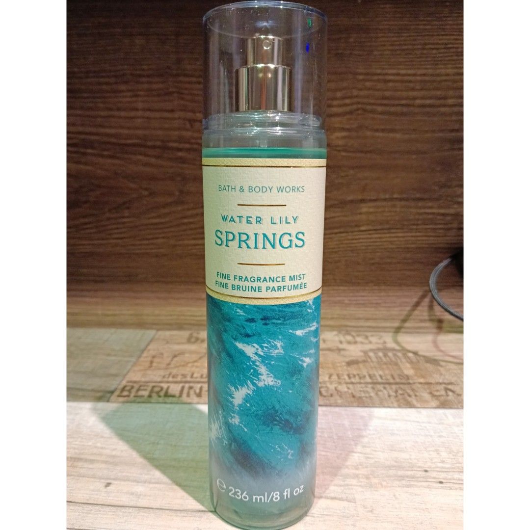 Bath & Body Works Water Lily Springs Authentic BBW Fragrance Mist Body Mist Perfume, Beauty ...