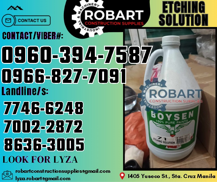 Boysen Etching Solution, Commercial & Industrial, Construction Tools ...