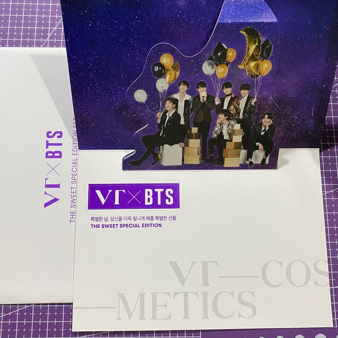 bts vt cosmetics sweet special edition pop up card, Hobbies & Toys ...
