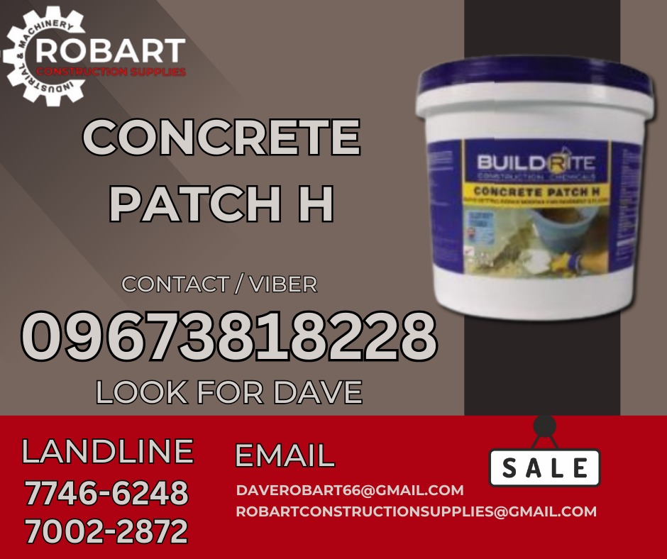 BUILDRITE PATCHING MORTAR, Commercial & Industrial, Industrial Equipment on Carousell
