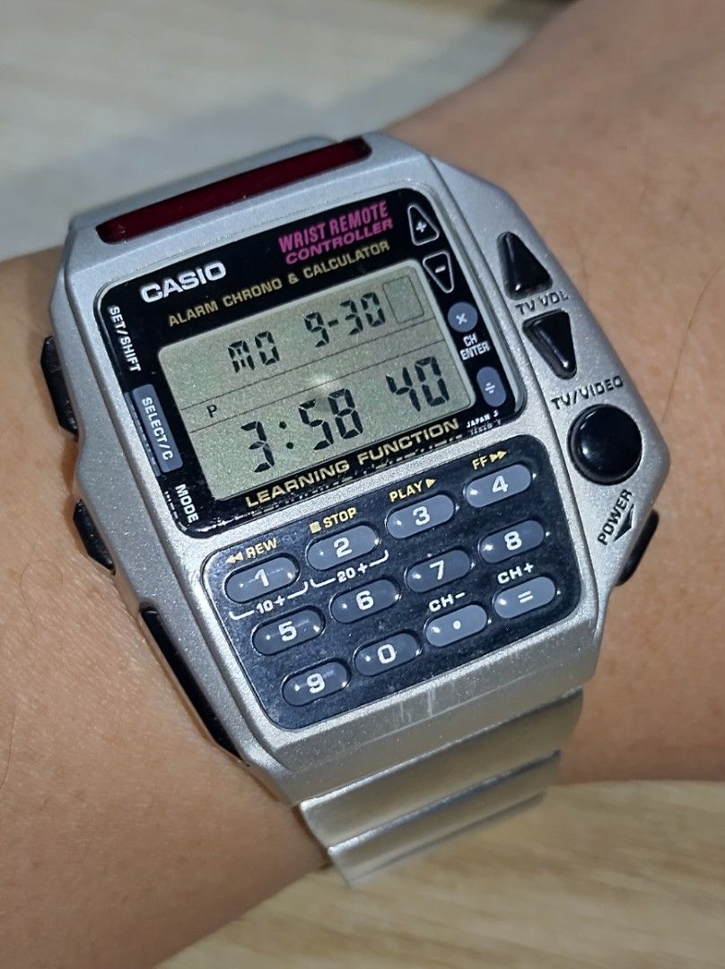 casio cmd-40 remote control watch vintage 1996, Men's Fashion, Watches ...