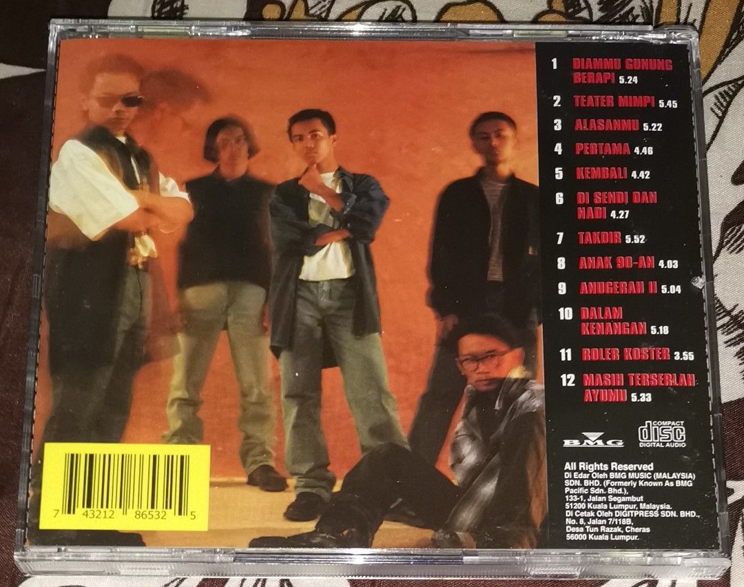 CD Exist - Diammu Gunung Berapi, Hobbies & Toys, Music & Media, CDs ...