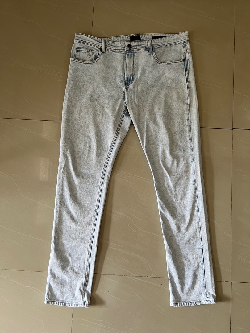 Cotton On Acid Washed Pants, Men's Fashion, Bottoms, Jeans on Carousell
