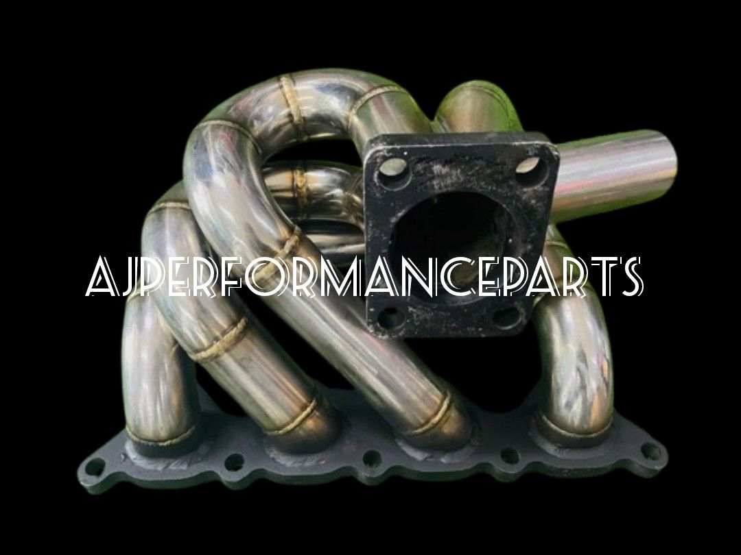 CUSTOM BANANA TURBO MANIFOLD FULL RACE DESIGN POLISHED FINISHED ...