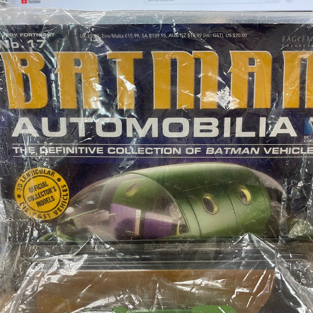 Dc Comics Batman Automobilia Die-cast Joker Car, Hobbies & Toys, Toys ...