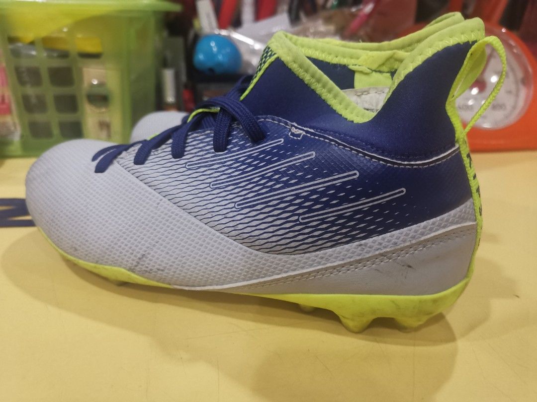 DECATHLON Kids Fashion Sportwear Light Blue Football Boots Soccer Shoes ...