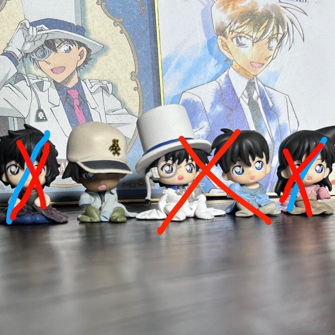 Detective Conan | Chibi Figures, Hobbies & Toys, Toys & Games on Carousell