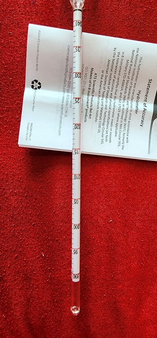 Draft Survey Hydrometer, Seawater Hydrometer, Density Hydrometer for ...