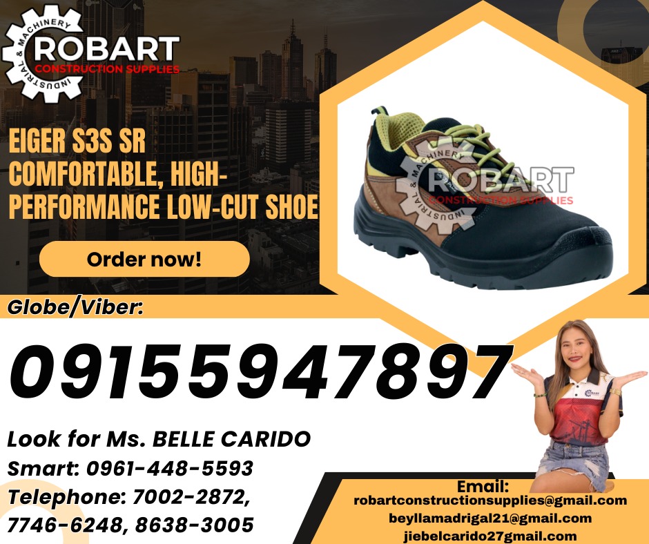 EIGER S3S SR Comfortable, high-performance low-cut shoe, Commercial & Industrial, Construction ...
