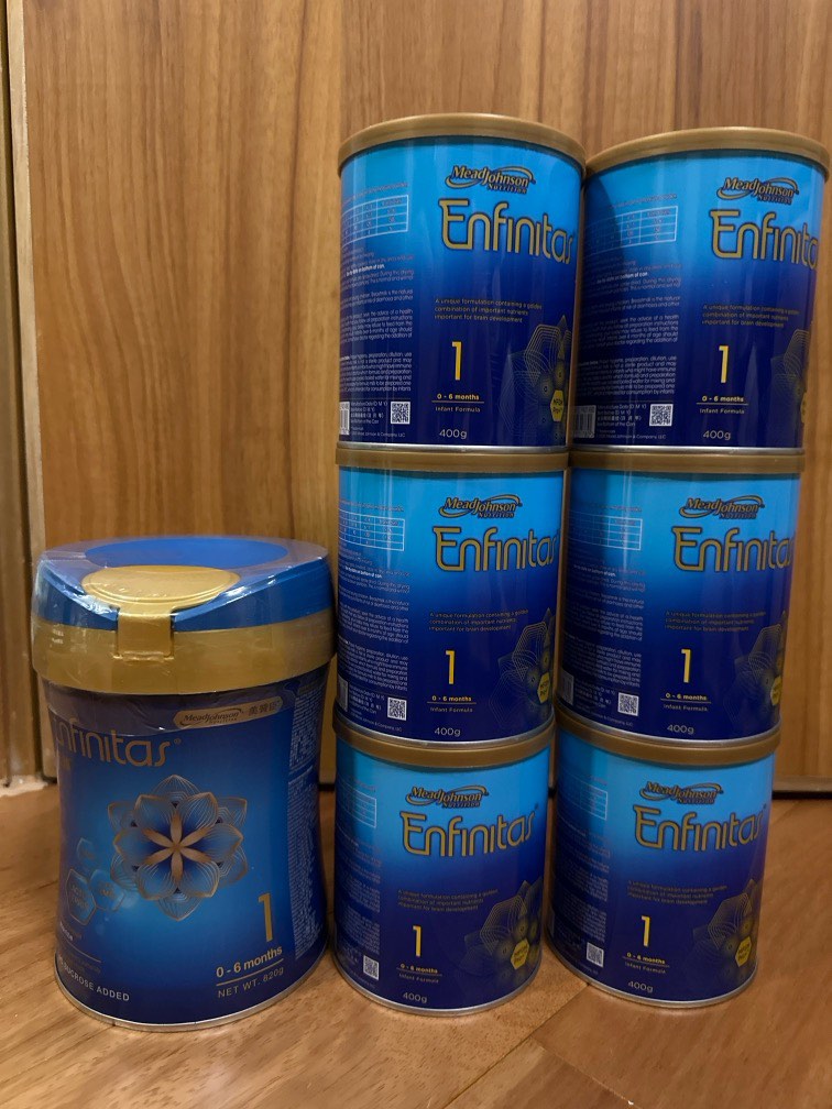 Enfinitas 1 藍臻1號 820g 全新一罐 (exp.2025/10/28) 以及6罐 400g(exp. 2024/11/06 ...