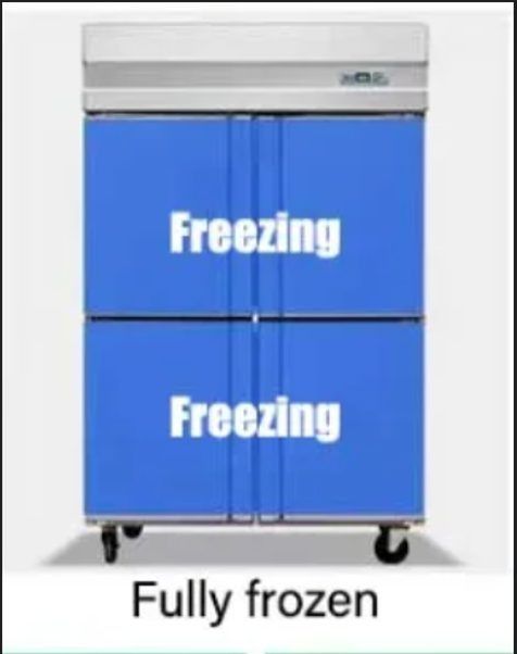 EP-98-Four door fully frozen Freezer(Single Cooling), Commercial ...