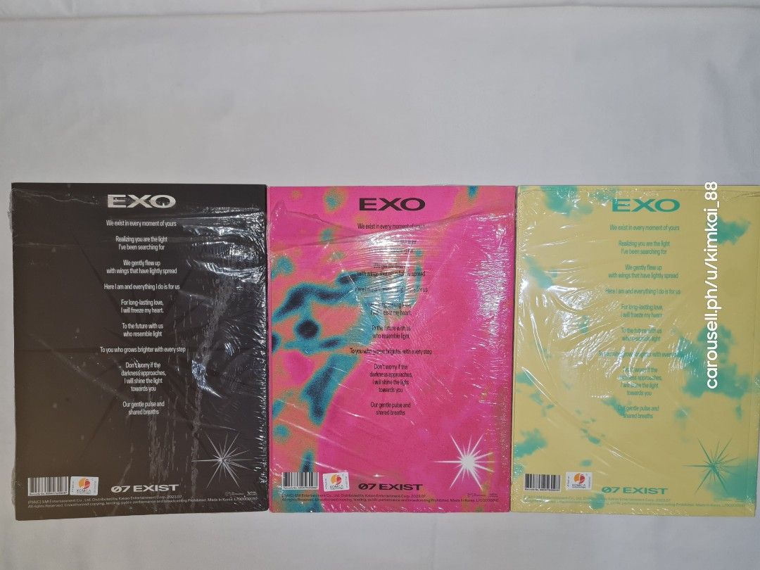 [Unsealed] EXO - THE 7TH ALBUM 'EXIST' (PHOTO BOOK VER.) with complete ...